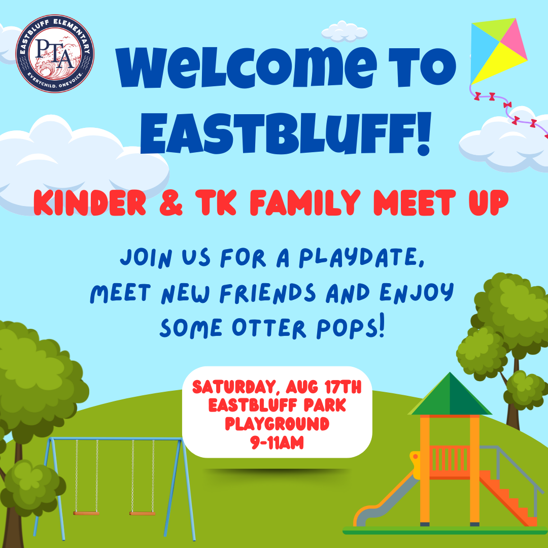 Kinder/TK Park Playdate – EASTBLUFF ELEMENTARY PTA