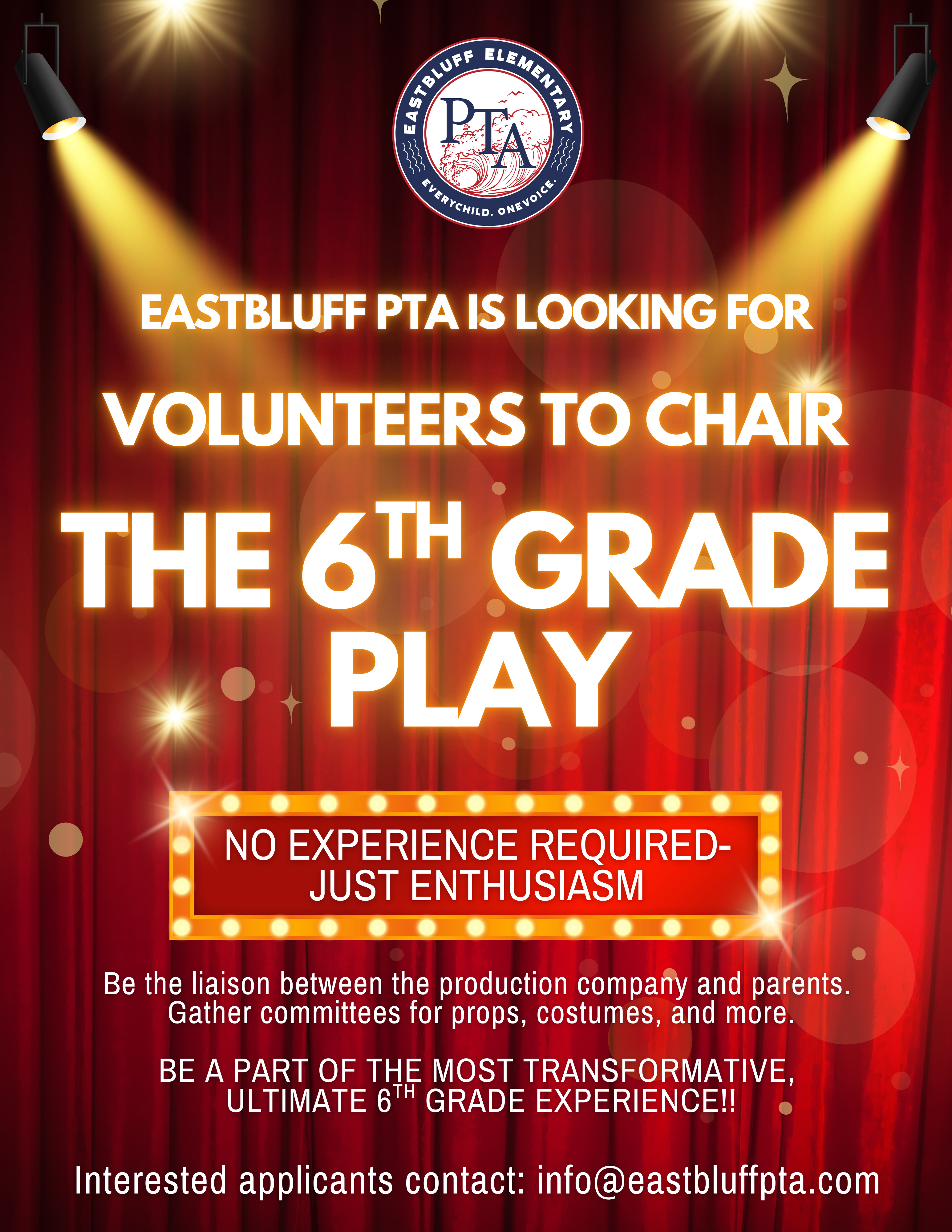 6th Grade Play – EASTBLUFF ELEMENTARY PTA